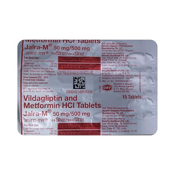 JALRA M 50/500MG 15'S - "Trusted Medicines, Caring Prices."