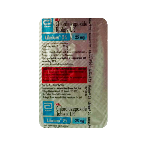 LIBRIUM 25 TAB 15'S - "Trusted Medicines, Caring Prices."