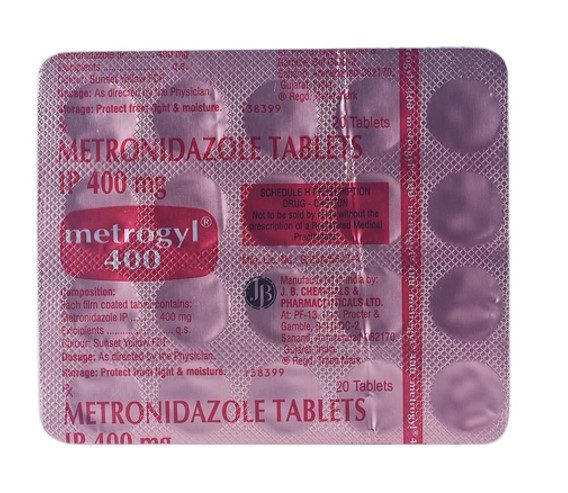 METROGYL 400 TAB 20'S - "Trusted Medicines, Caring Prices."