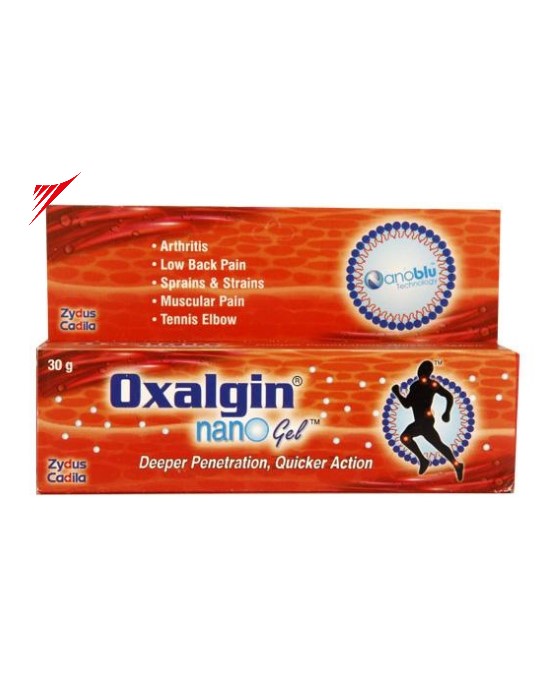 OXALGIN NANO GEL 30GM - "Trusted Medicines, Caring Prices."