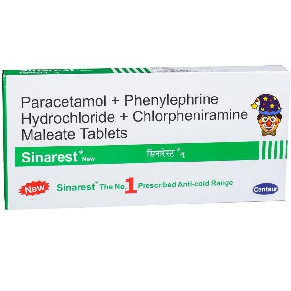 SINAREST TAB 15'S - "Trusted Medicines, Caring Prices."